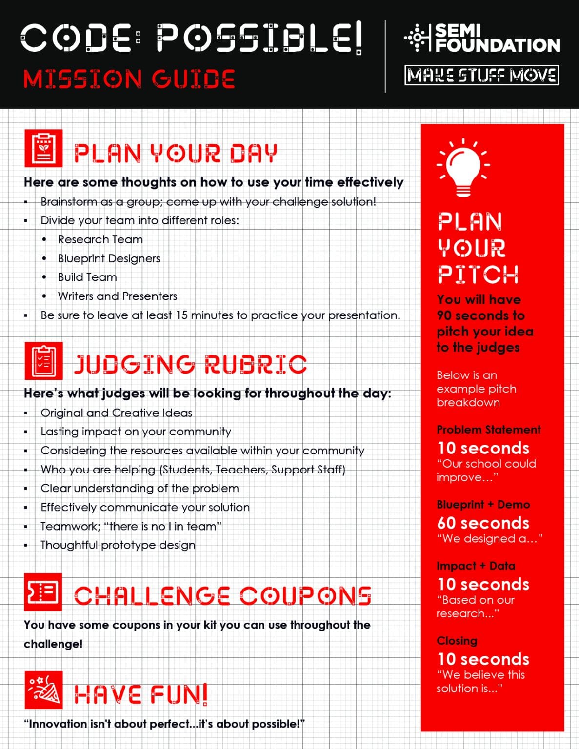 Make-a-thon | Code: Possible - Make Stuff Move